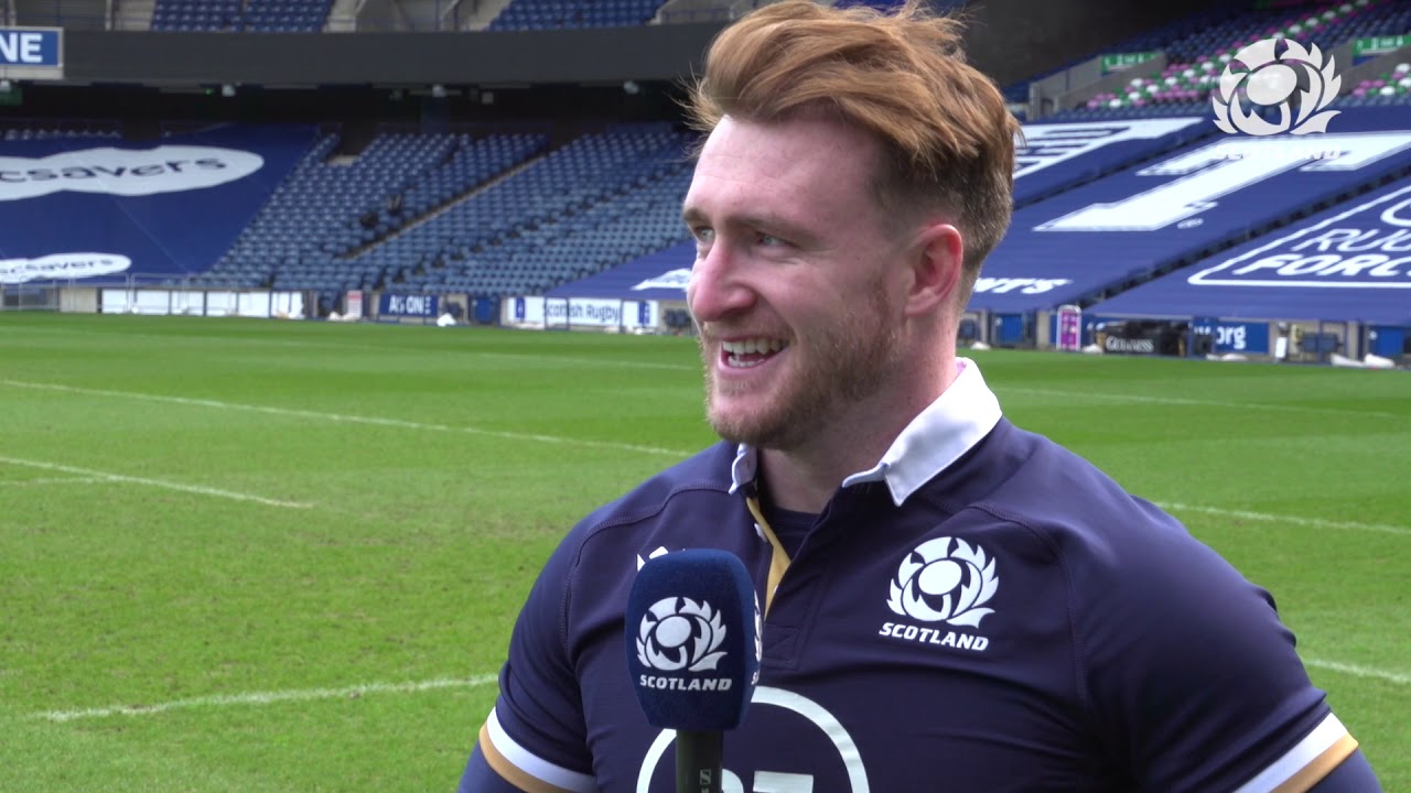 Scotland captain Stuart Hogg ahead of Italy - YouTube