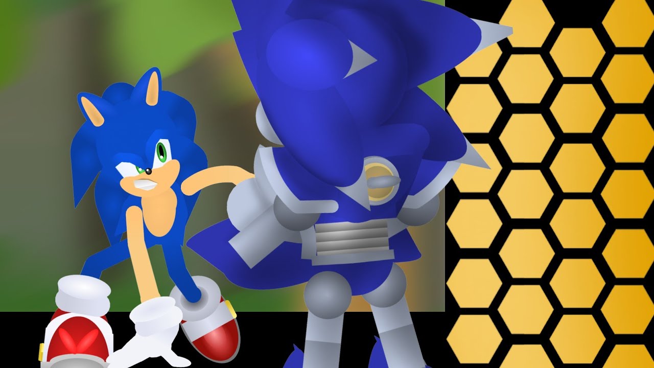 [Unfinished Project] Sonic vs Metallix - Stick Nodes Animation - YouTube