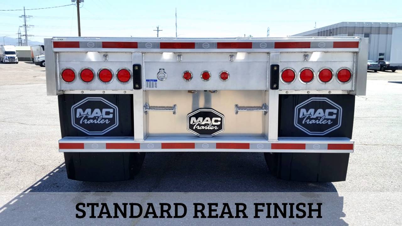 2017 MAC FLATBED TRAILER - YouTube