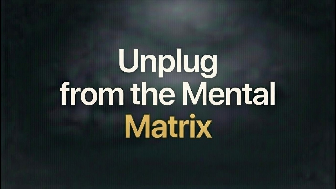 Unplug from the Mental Matrix - YouTube