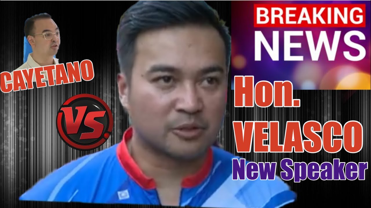 BREAKING NEWS: Congress elected Hon. Lord Velasco as new Speaker of the ...