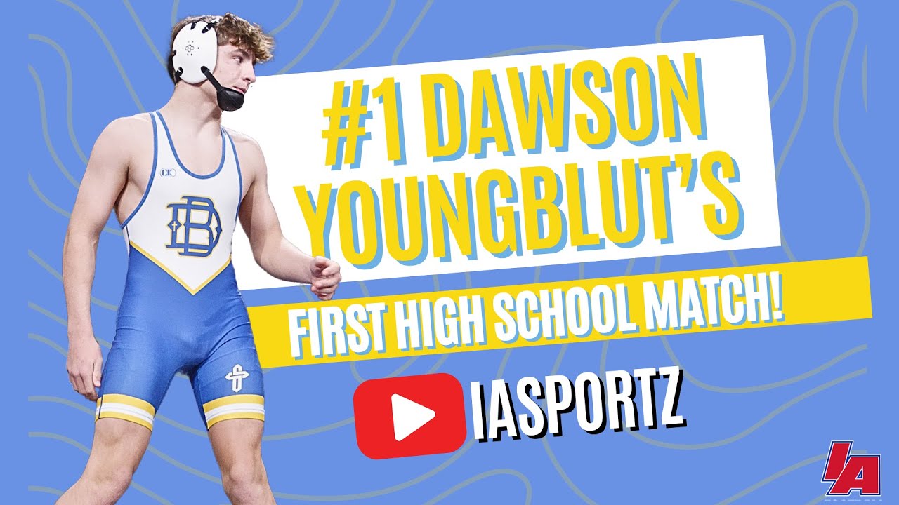 #1 Dawson Youngblut's First High School Match! - YouTube