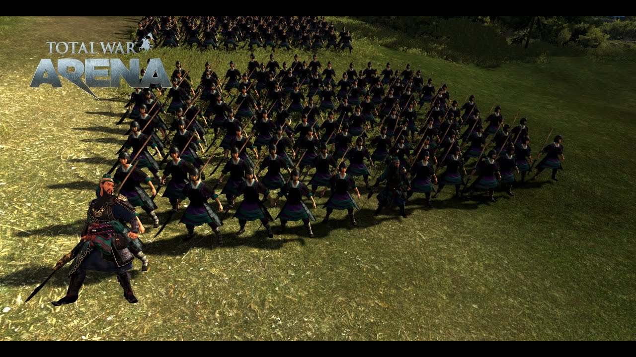 Total War: Arena Guan Yu T6 PoleArm Buqu on Teutoburg Forest PVP - YouTube