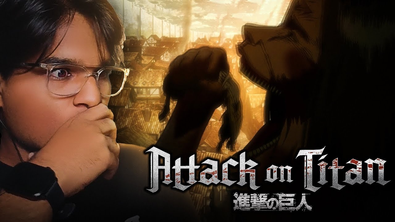 First time watching AOT | S1 EP1 | REACTION - YouTube