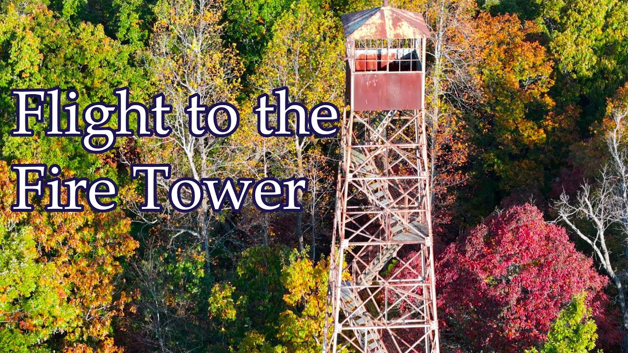 Cane Creek Mtn. Flight to the Fire Tower - Alamance County, NC - YouTube