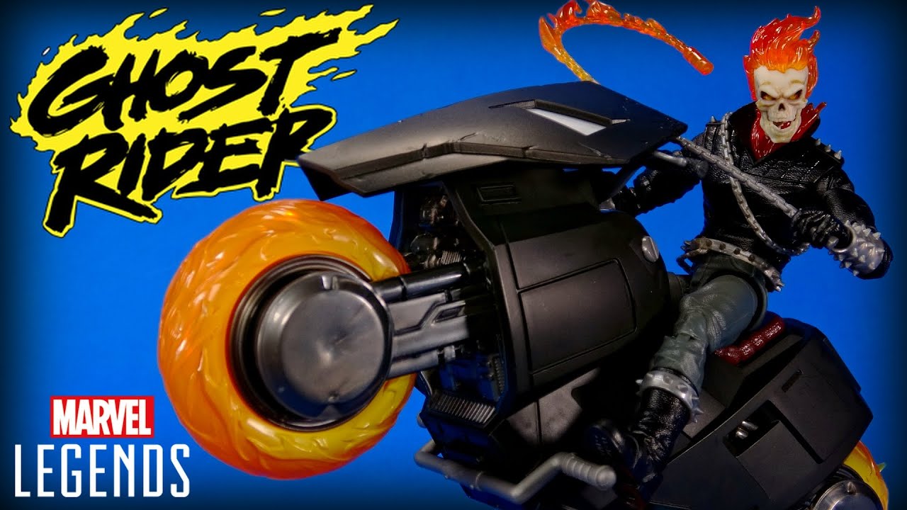 Marvel Legends Ghost Rider Danny Ketch with Motorcycle Hasbro Review ...