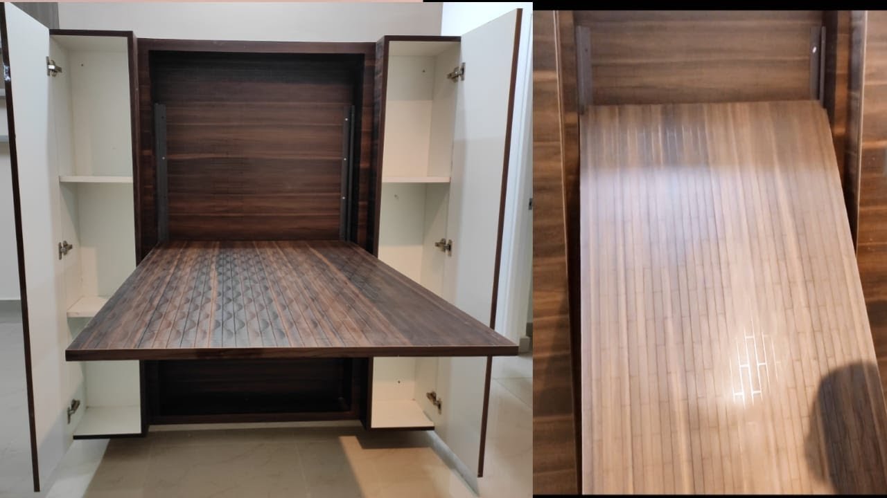 Folding Dining Table | Space Saving Dining Table Design | Folding Dining Table Designs - YouTube