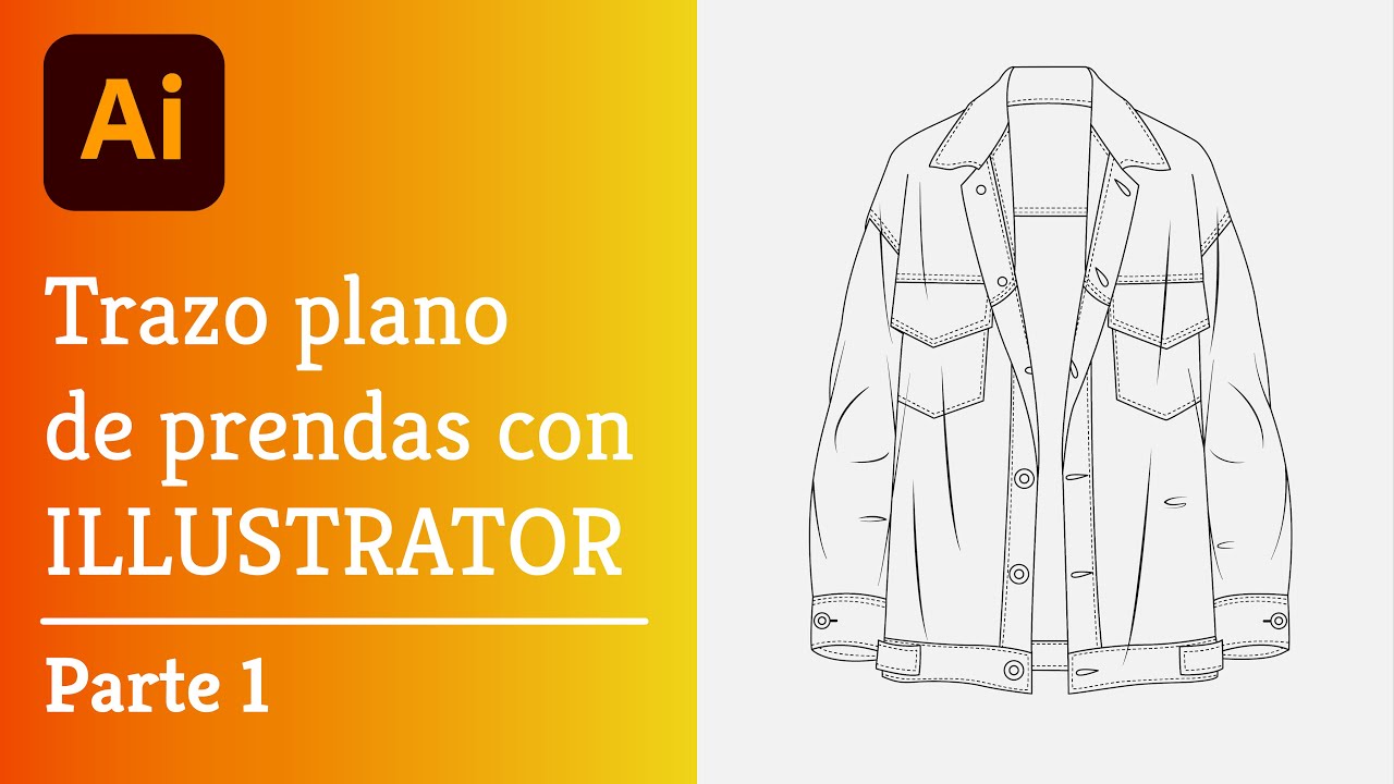 Trazado Plano de Prendas con Illustrator | Parte 1 - YouTube