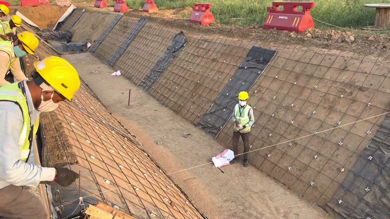 Trapezoidal drain part 3 - YouTube