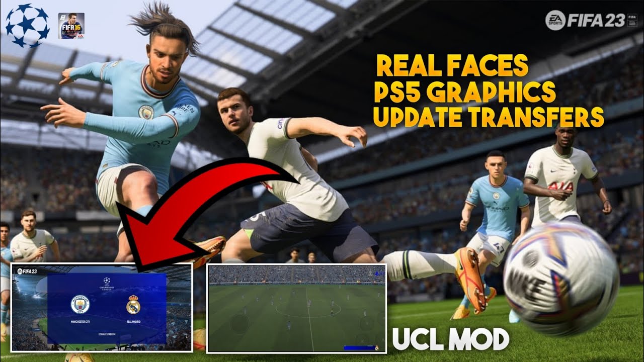 FIFA 16 MOD FIFA 23 UCL NIGHT MODE | Android Offline | Update Transfer ...