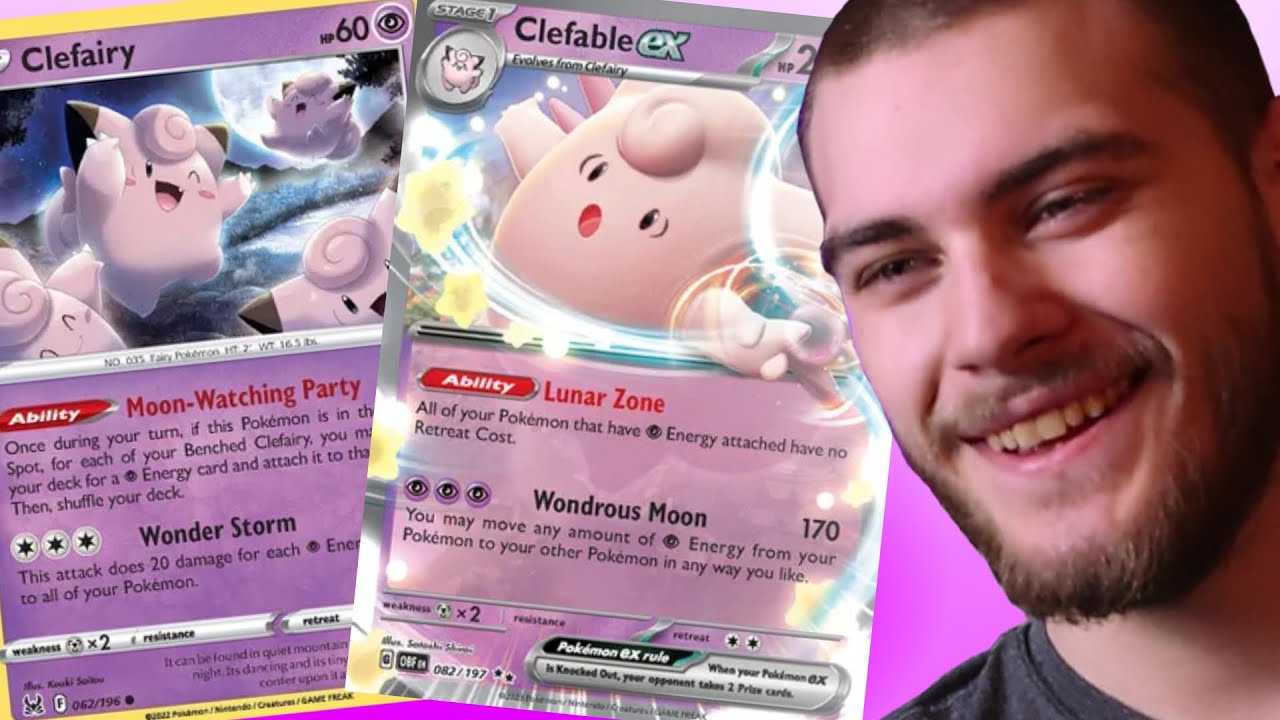 Playing The NEW Pokemon 151 Clefable ex! - Pokemon TCGL - YouTube