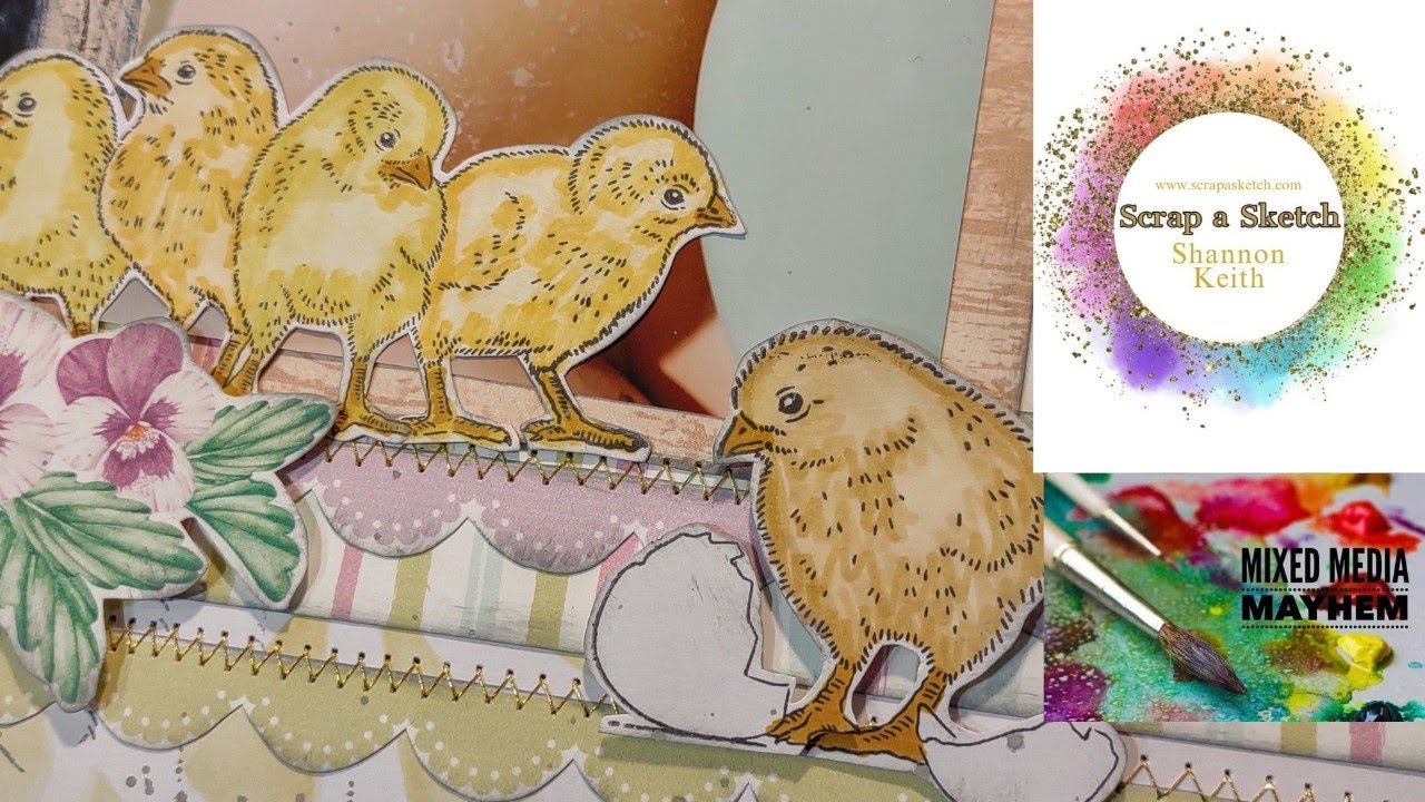 Just Chicken in Scrapbook Layout- Scrapasketch weekly sketch #115 ...