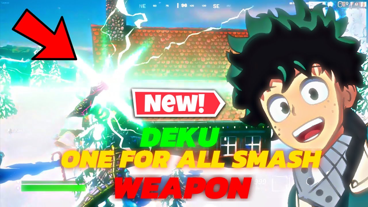 *NEW* Deku’s One For All SMASH Weapon!!🔥🔥 - New Deku Skin & Mythic ...