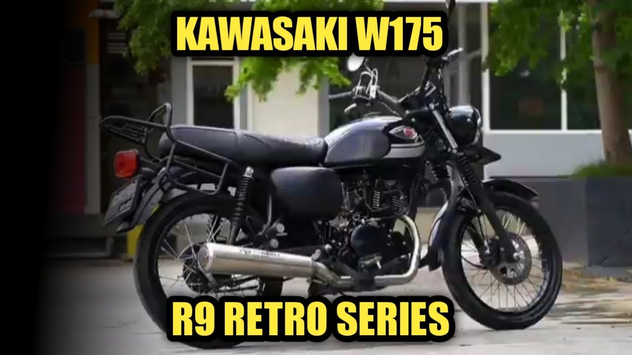 KAWASAKI W175 || KNALPOT R9 RETRO SERIES || FULLSYSTEM - YouTube