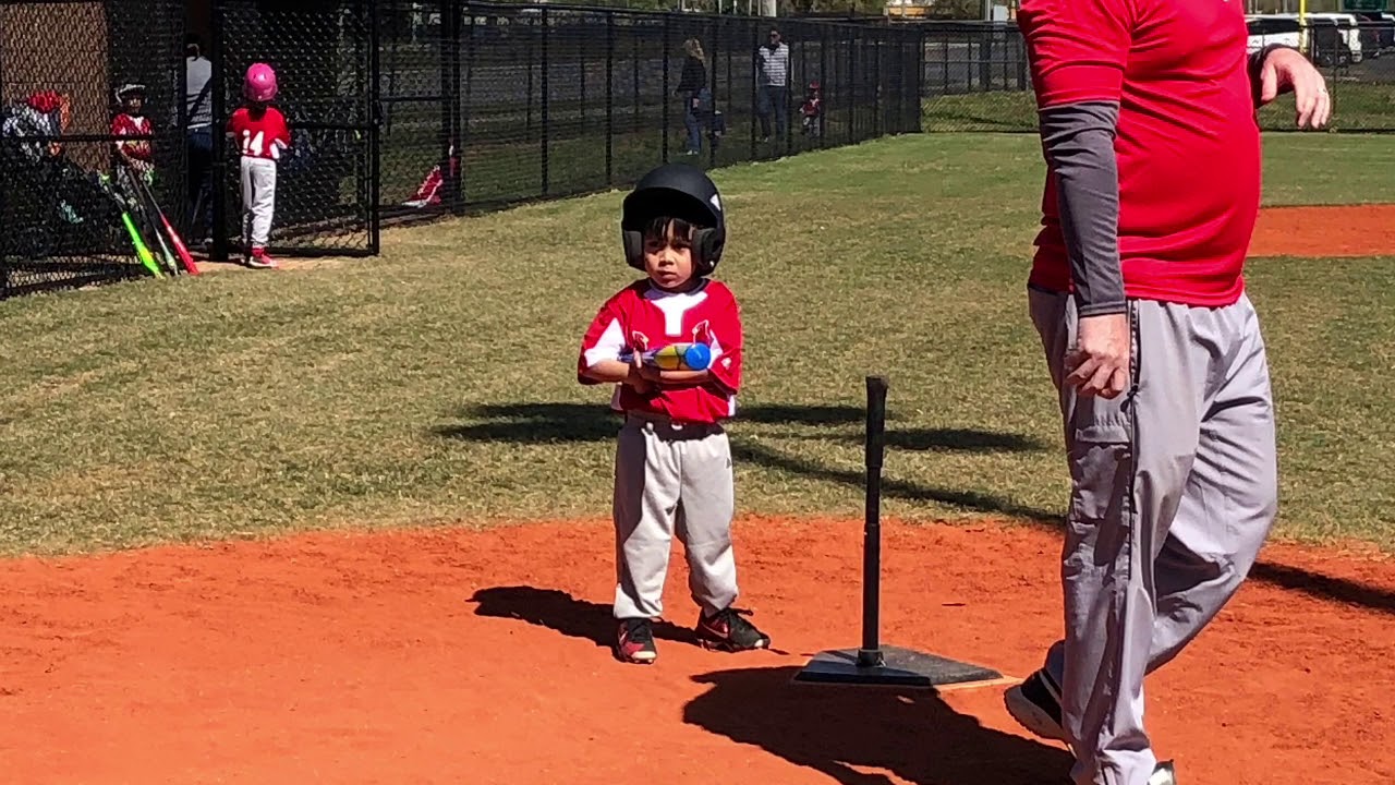 Daniel’s First T-Ball Game - YouTube