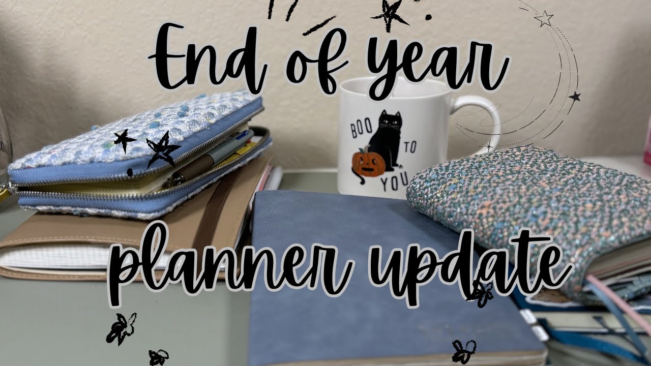 end of year journal & planner update | thoughts on 2025 lineup - YouTube