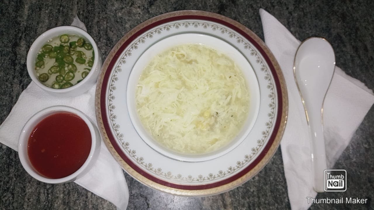 Chicken corn soup || Corn soup || Tasty corn soup on winter evening ...