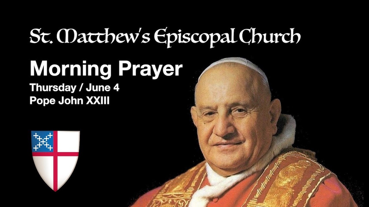 Morning Prayer for June 4, 2020 - YouTube