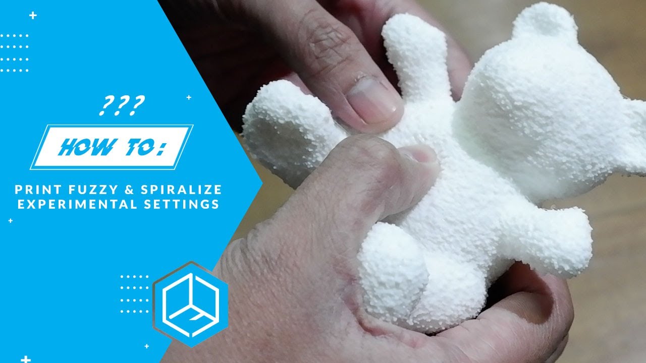 How to Print Fuzzy & Spiralize Experimental Setting - YouTube