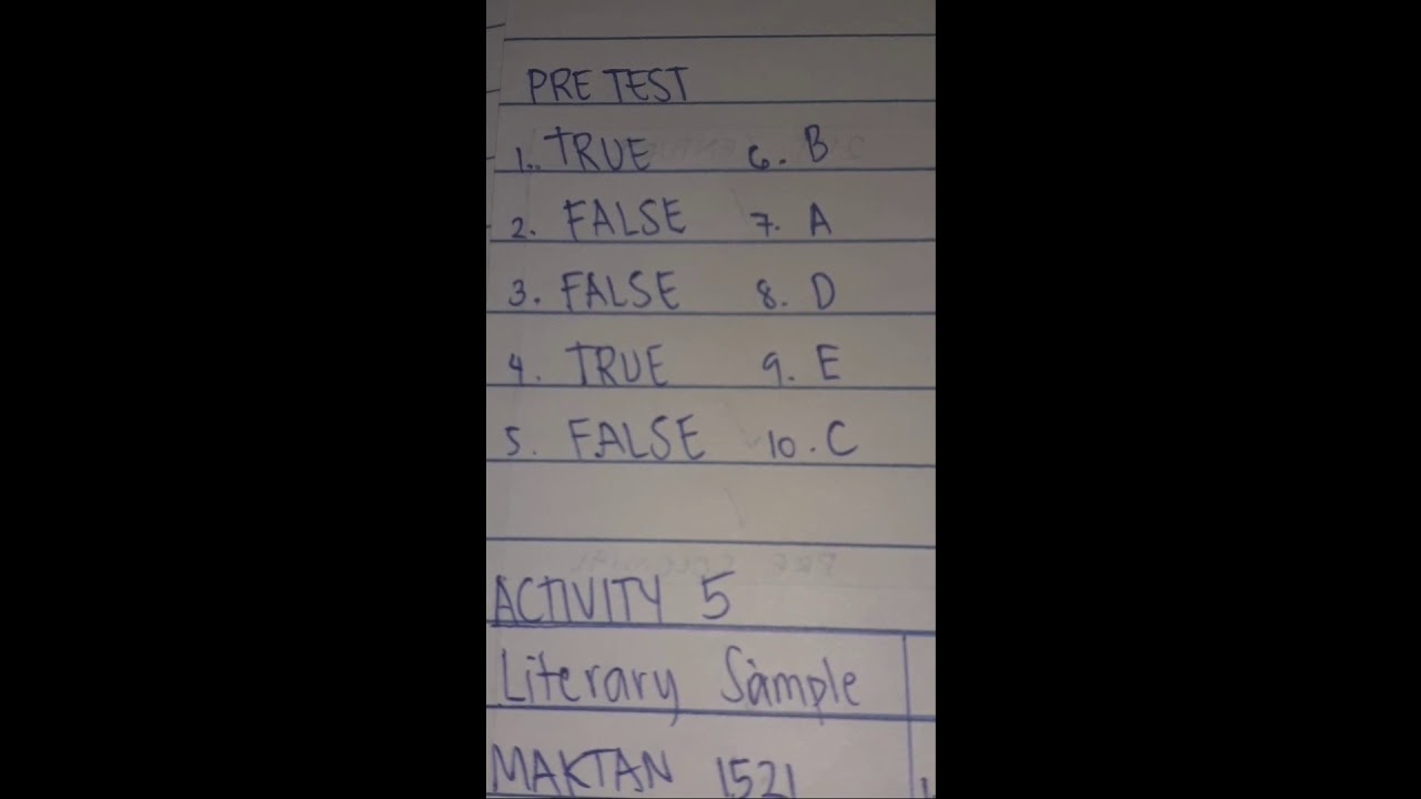 Answer Key 21st Century Literature Quarter 1 Module 2 Lesson 1 GAS 11 ...