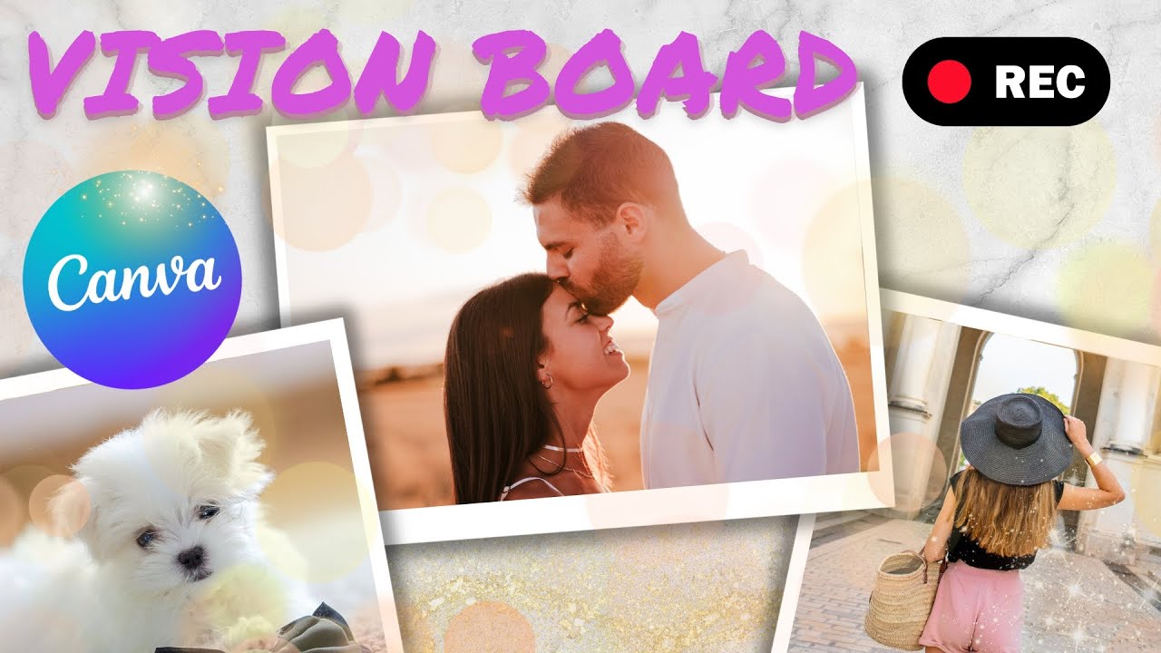 [2025] 💖 How to Make Your Animated Vision Board slideshow with Canva ...