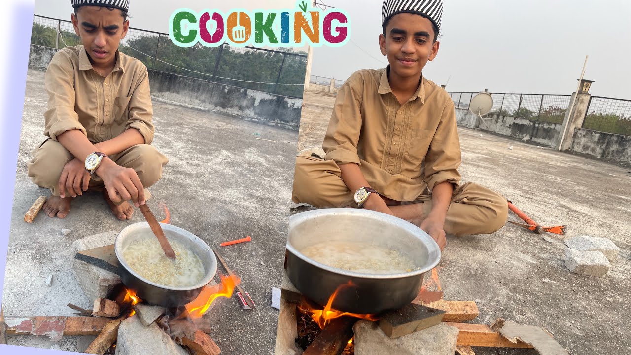 Outdoor cooking fun with amazing view on terrace #cooking #fun #vlog # ...