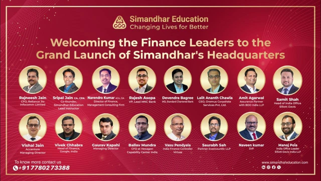 The grand headquarter launch of Simandhar Education - YouTube