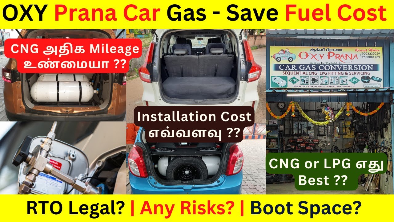 Petrol to CNG/LPG Conversion Kit Cost | OXY Prana Car Gas | Pammal ...