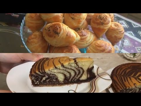 Çox ləzzətli çudu hazırladım.Zebra piroqu #asmr #delicious #eating #biscuit #destekol #follow