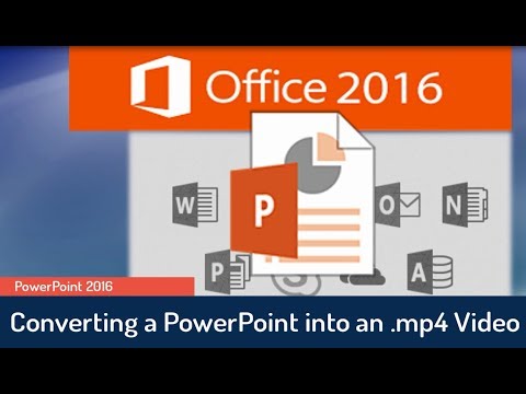 PowerPoint 2016 Tutorial: Creating a Video from a Presentation in PowerPoint 2016