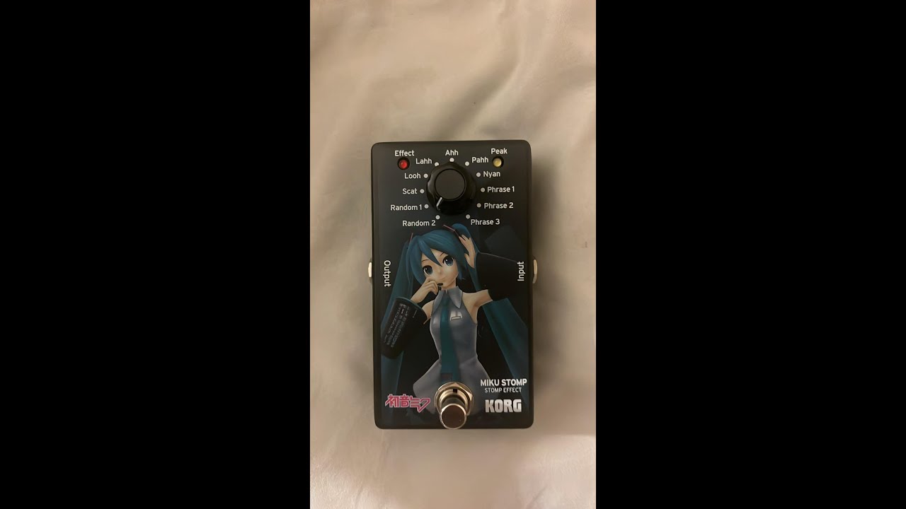 I bought the Korg Hatsune Miku Stomp - YouTube