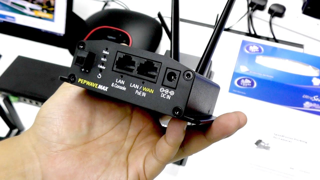 Pepwave 3G/4G Router รีวิว - YouTube
