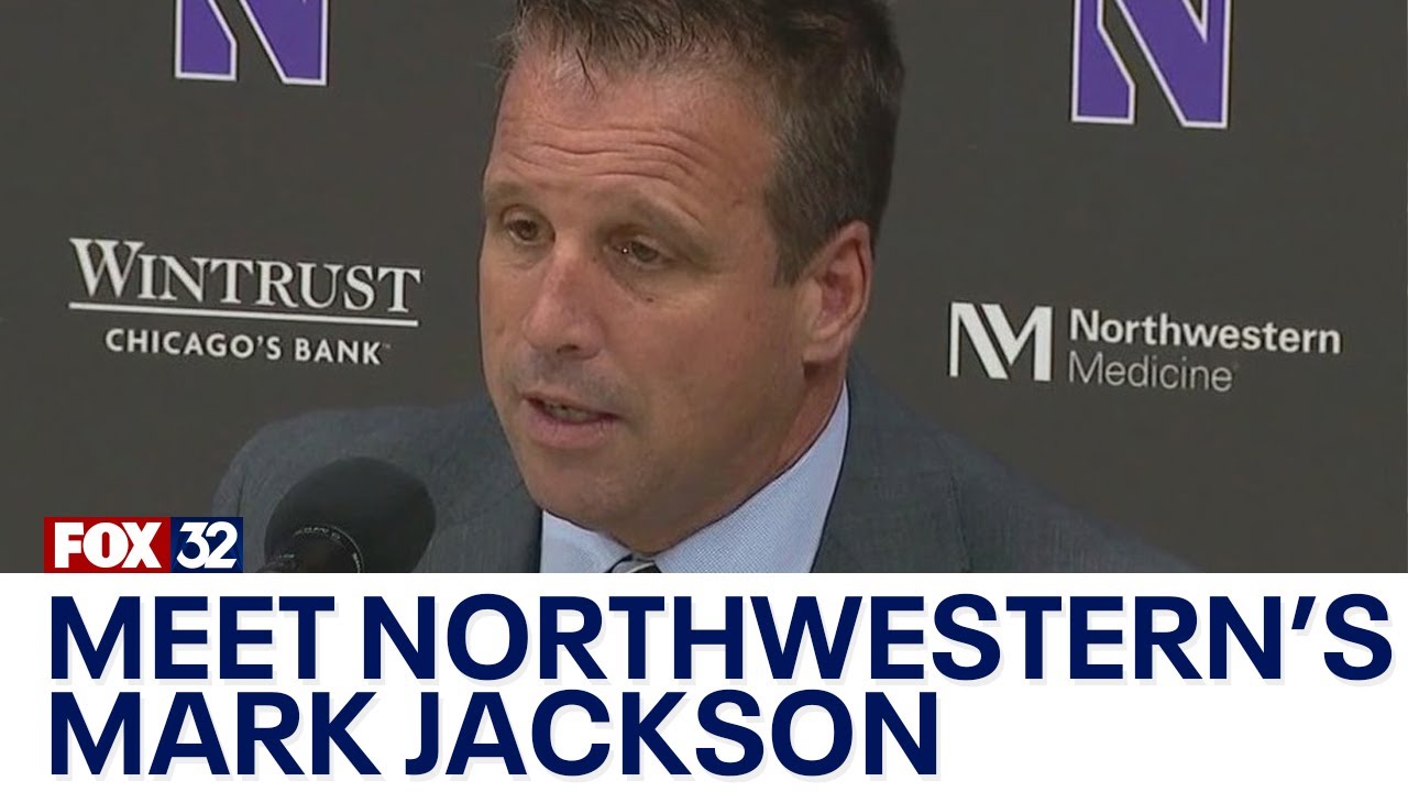 Northwestern introduces Mark Jackson as its new AD - YouTube