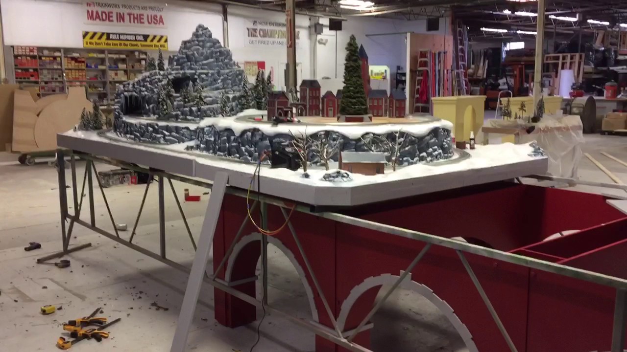 Polar Express table top soon to be set on base... - YouTube