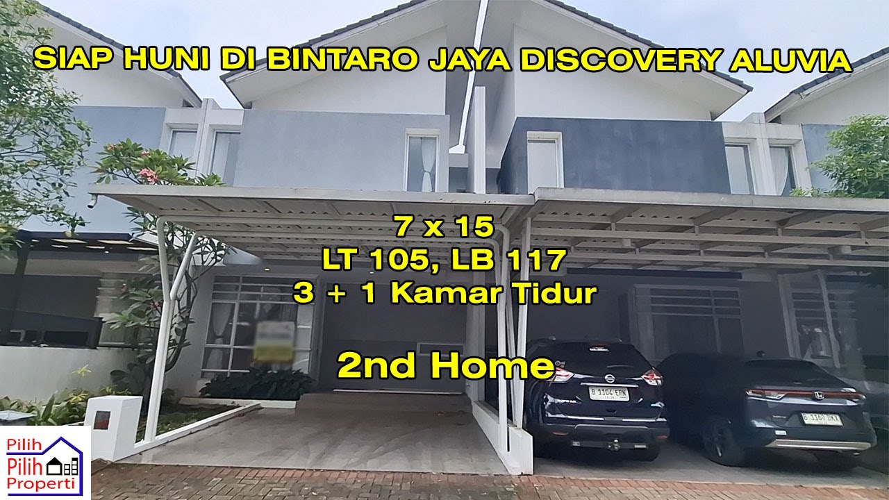 CLUSTER DISCOVERY BINTARO SIAP HUNI DISCOVERY ALUVIA RUMAH BINTARO JAYA ...