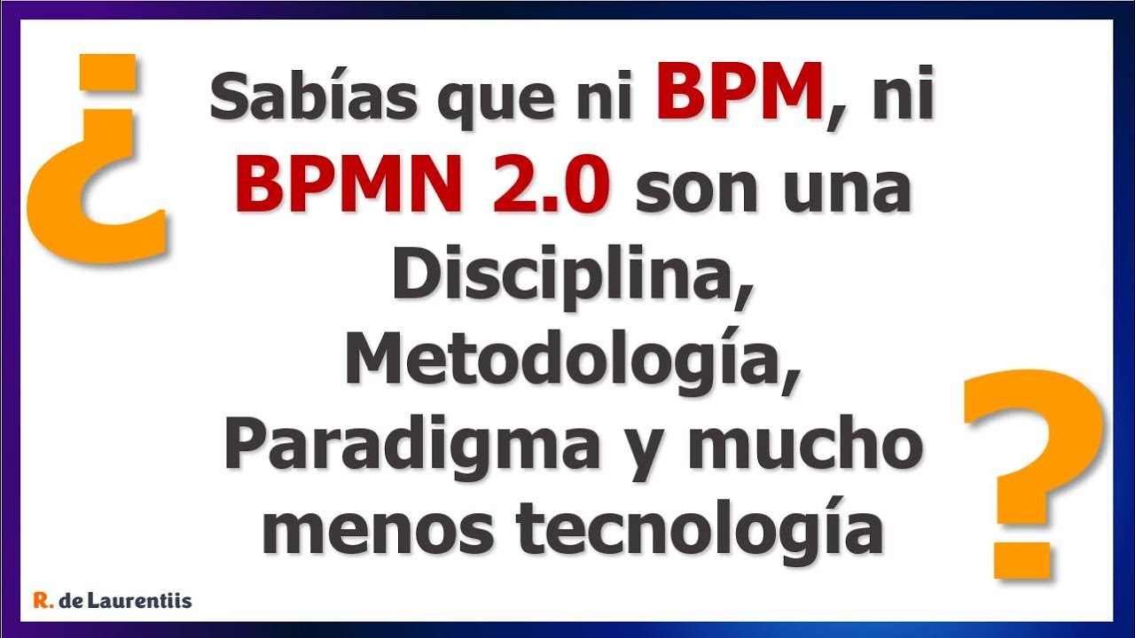 En 5 minutos qué son BPM y BPMN 2.0 - YouTube