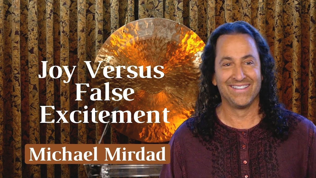 Joy Versus False Excitement - YouTube