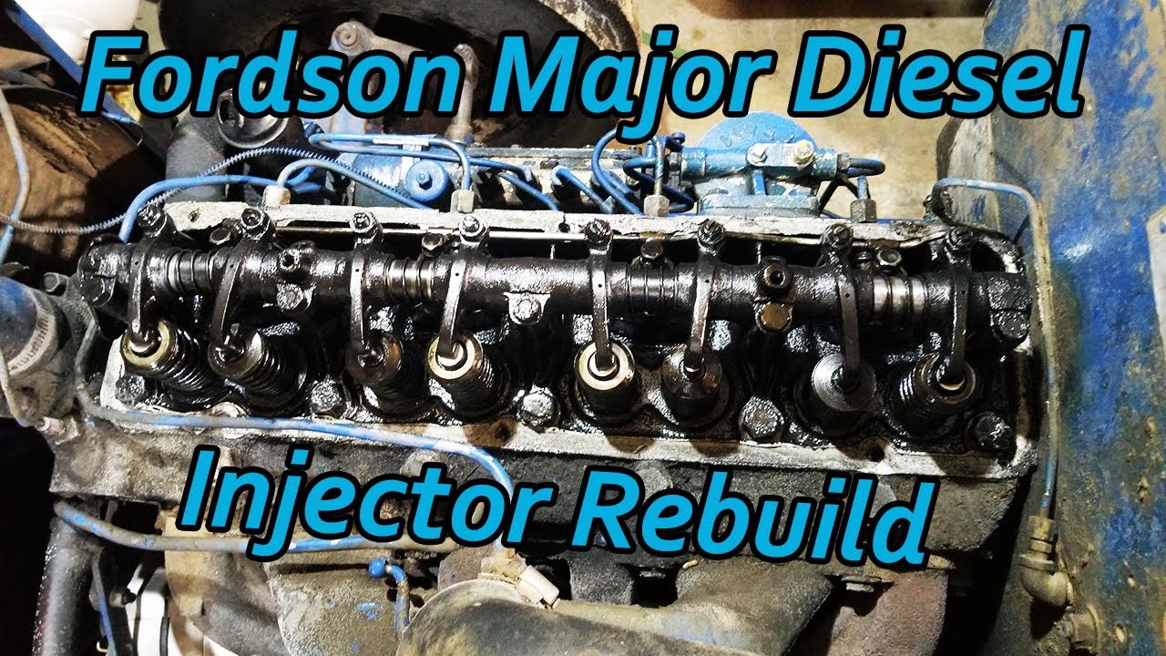 Fordson Major Diesel Injector Rebuild - YouTube