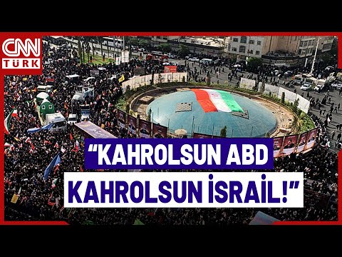 Dünya Böyle Cenaze Töreni Görmedi! İran Tek Ses: Kahrolsun Amerika, Kahrolsun İsrail!