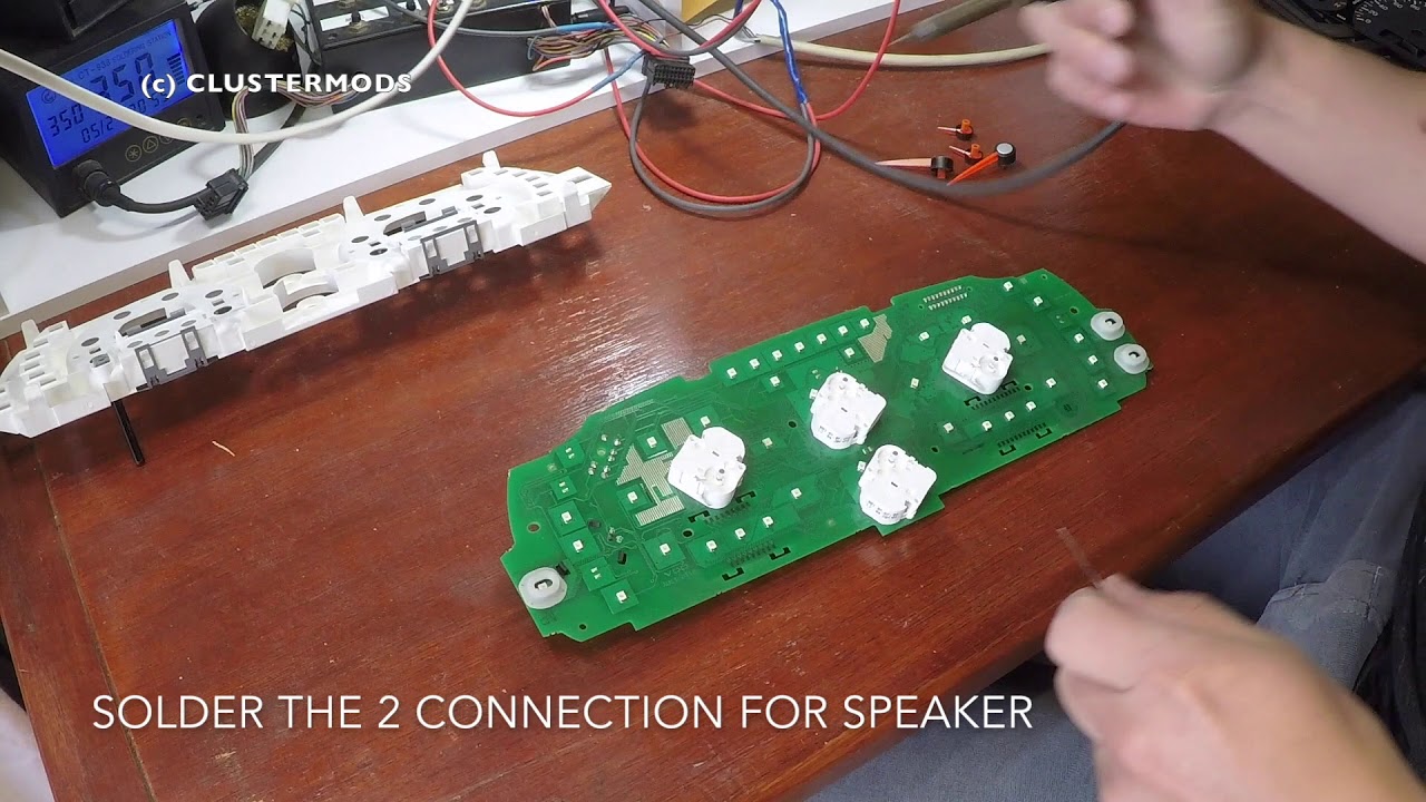 B Series Cluster Speaker Replacement - YouTube