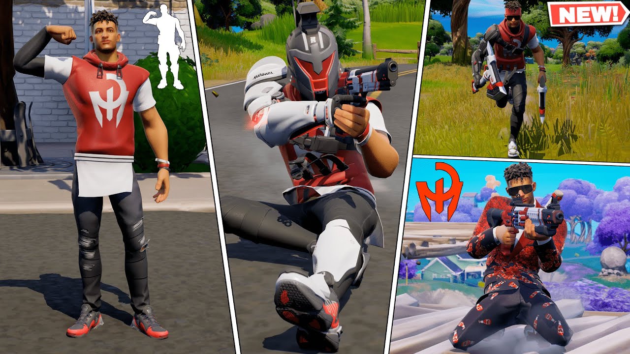 Fortnite PATRICK MAHOMES SKIN GAMEPLAY ! (All Styles with Showtime ...