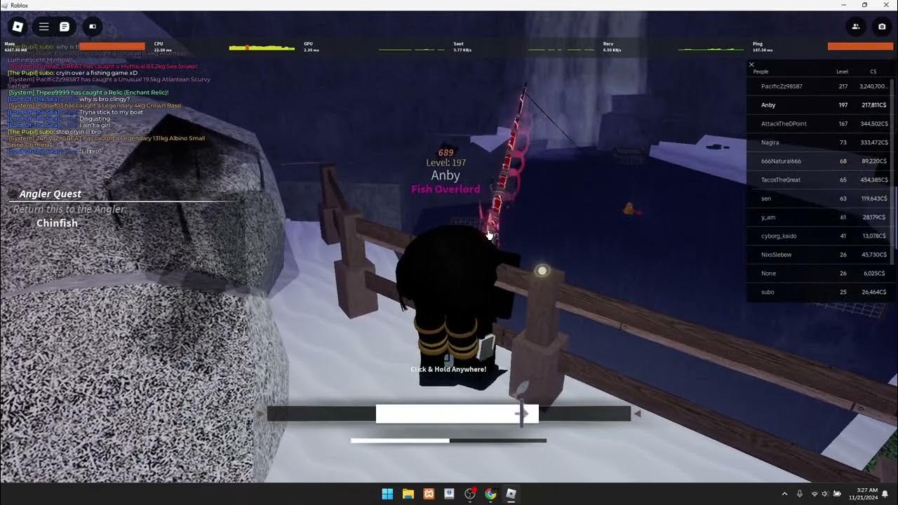 scripter in roblox fisch - YouTube