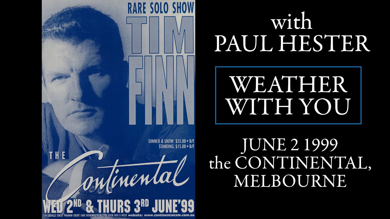 Tim Finn with Paul Hester. Never before heard audio from Tim's ...