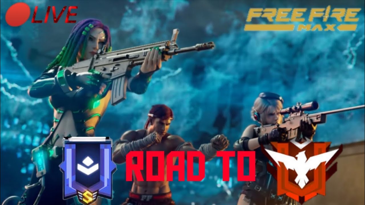 🔴free fire live | free fire Max rank push gameplay with subscribers ...