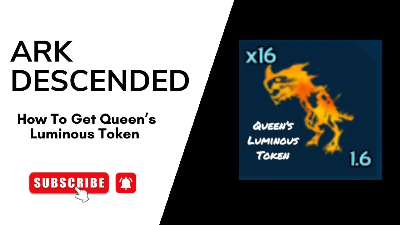 Ark Descended Mod Obtaining Reaper Queen Luminous Tokens - YouTube