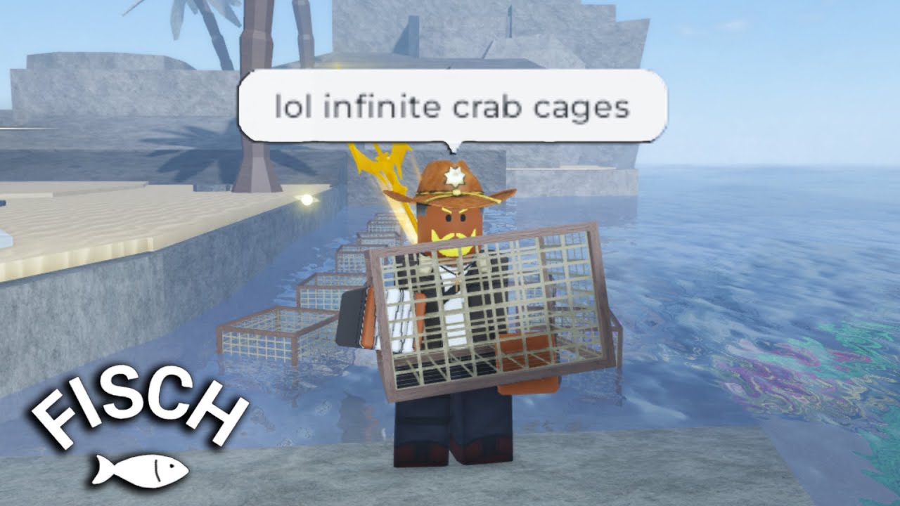 This Glitch Gives You INFINITE Crab Cages In FISCH Roblox - YouTube