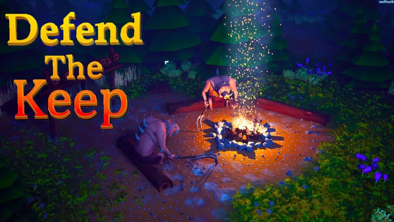 Defend The Keep - Gameplay (PC) Tower Defence Game - YouTube