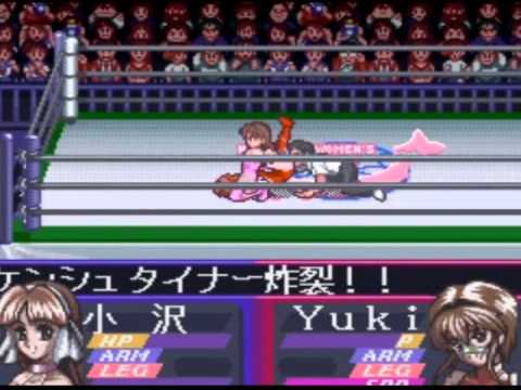 LLCA - Kayo Ozawa vs Blizzar Yuki  - wrestling girls anime catfight