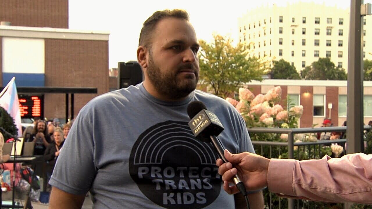 Pride group founder steps aside, citing death threats - YouTube