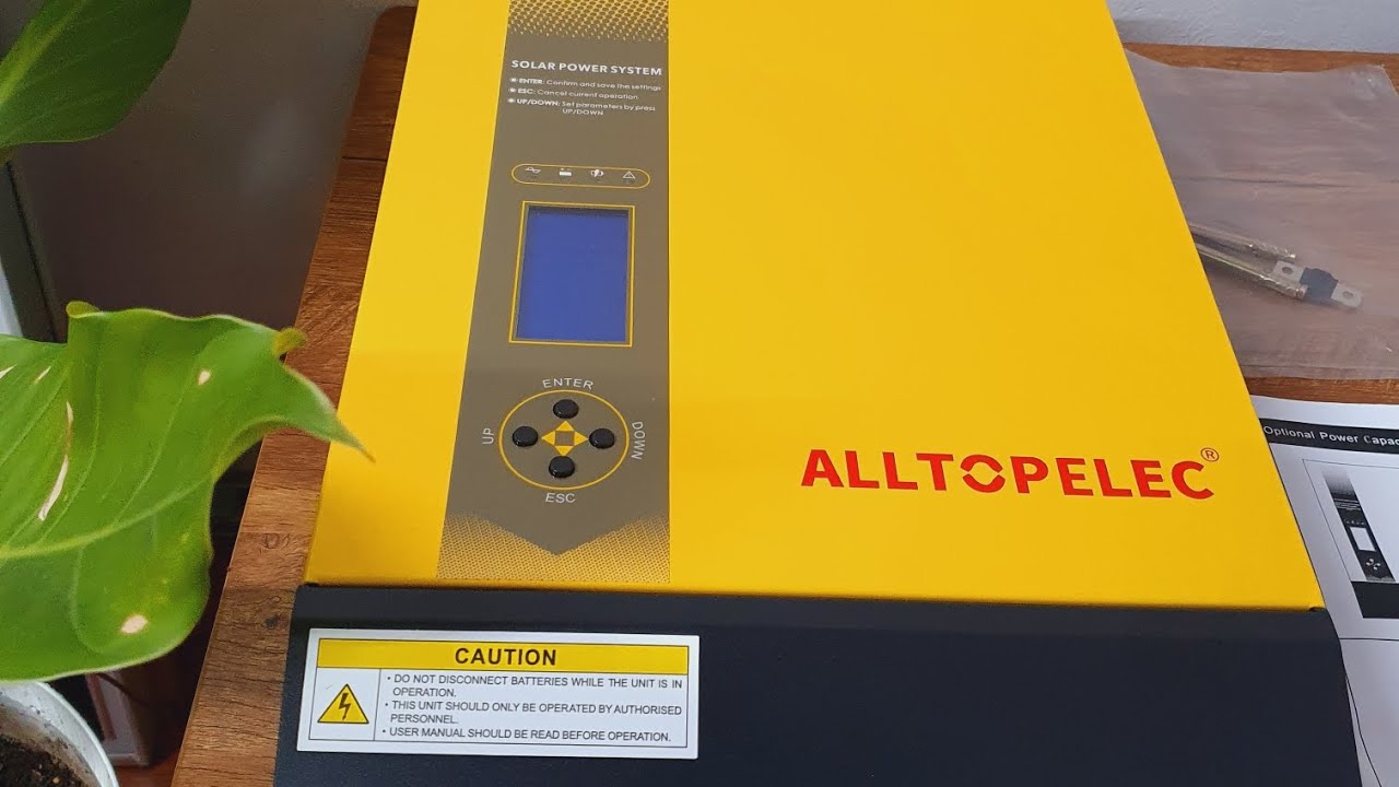 Altopelec Hybrid offgrid Inverter - YouTube